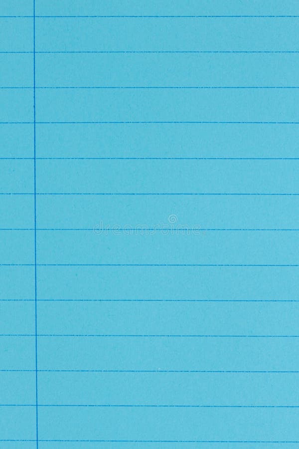 Retro Blue Lined School Notebook Paper Background Stock Illustration ...