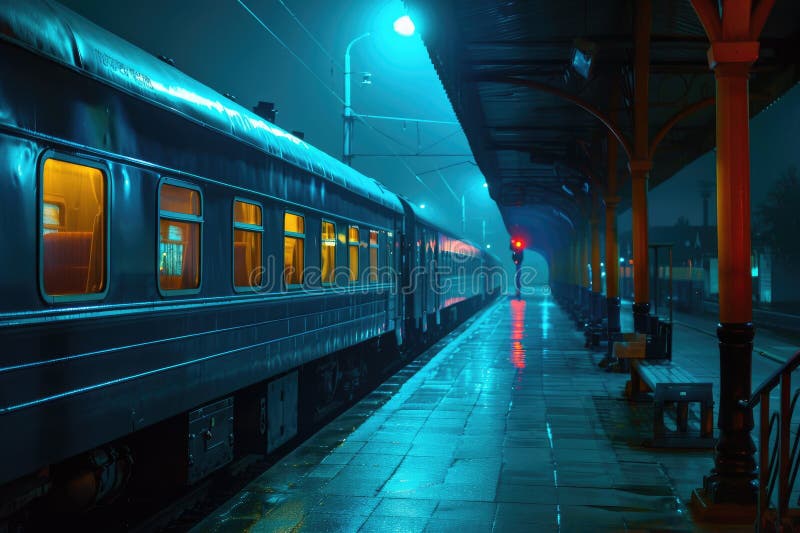 Platform Old Railway Station Stock Illustrations – 2,401 Platform Old ...