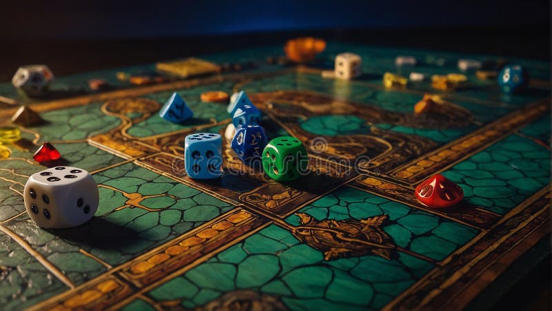 Retro Board Games - Dungeons and Dragons - AI Generated Digital Art ...