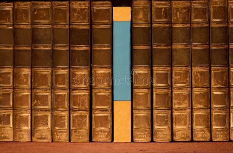 Retro books stock image. Image of bibliophile, book, document - 4254975
