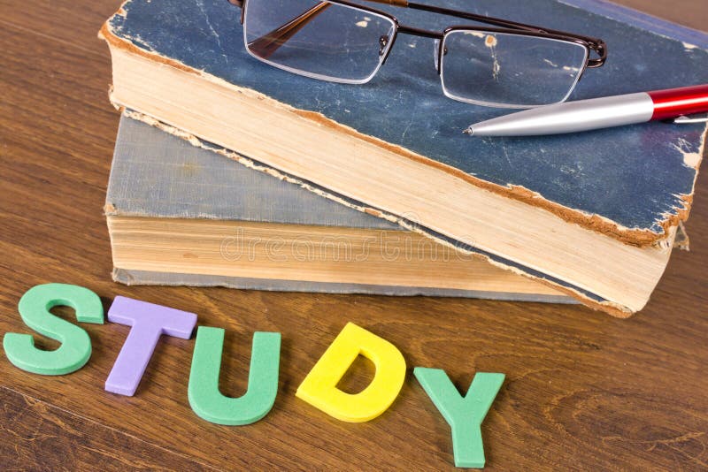 Study time word stock image. Image of leadership, development - 64842329