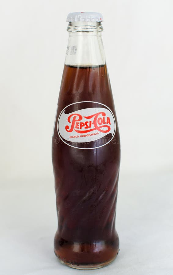 Retro Bottle of Pepsi Cola editorial stock photo. Image of edition ...