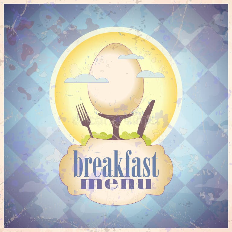 Retro Breakfast Menu Card Design Stock Illustrations – 8,173 Retro ...