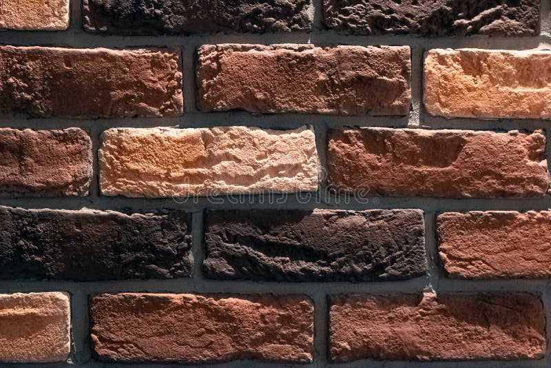 Retro Brick Wall in Retro Style, Background or Texture Stock Image ...
