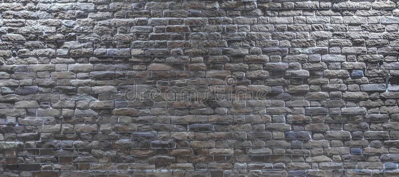 Retro Brick Wall Texture Background Stock Image - Image of cement ...