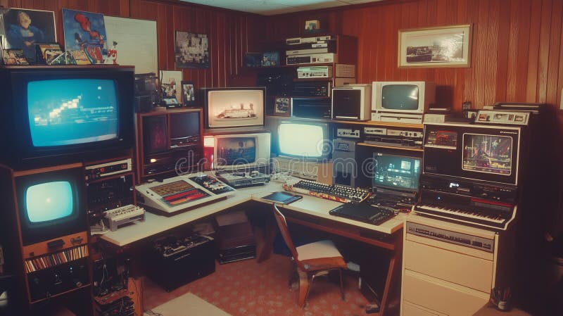 Vintage Audio Control Console Stock Illustrations – 854 Vintage Audio ...