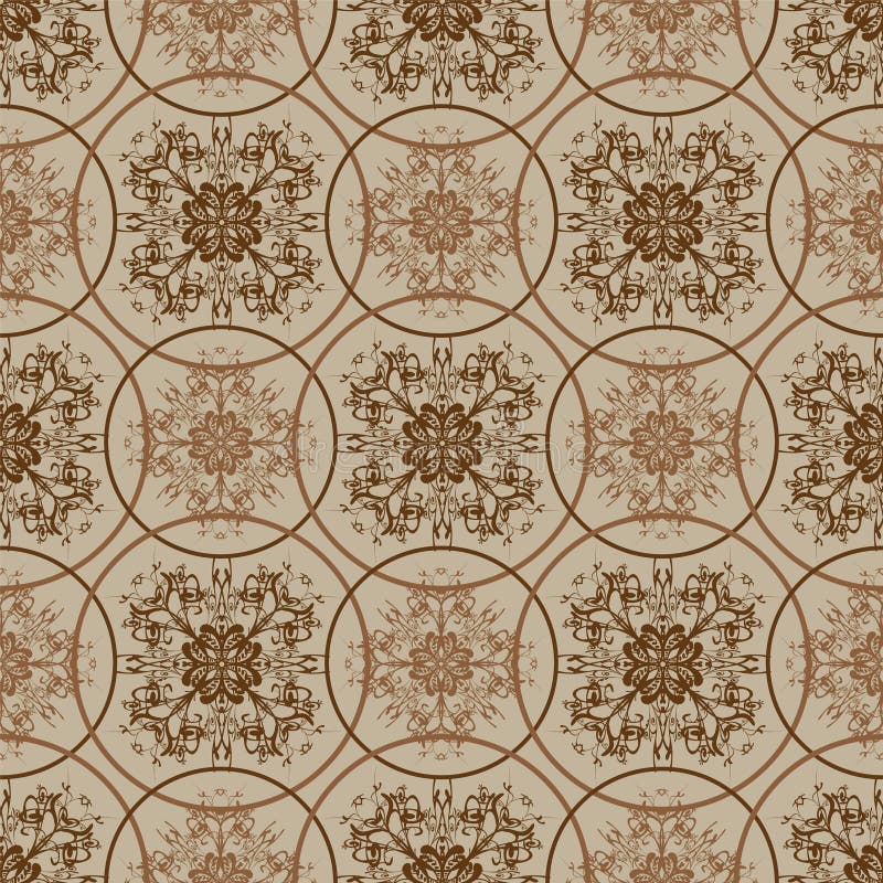 Seamless seventies pattern stock vector. Illustration of element - 16397070