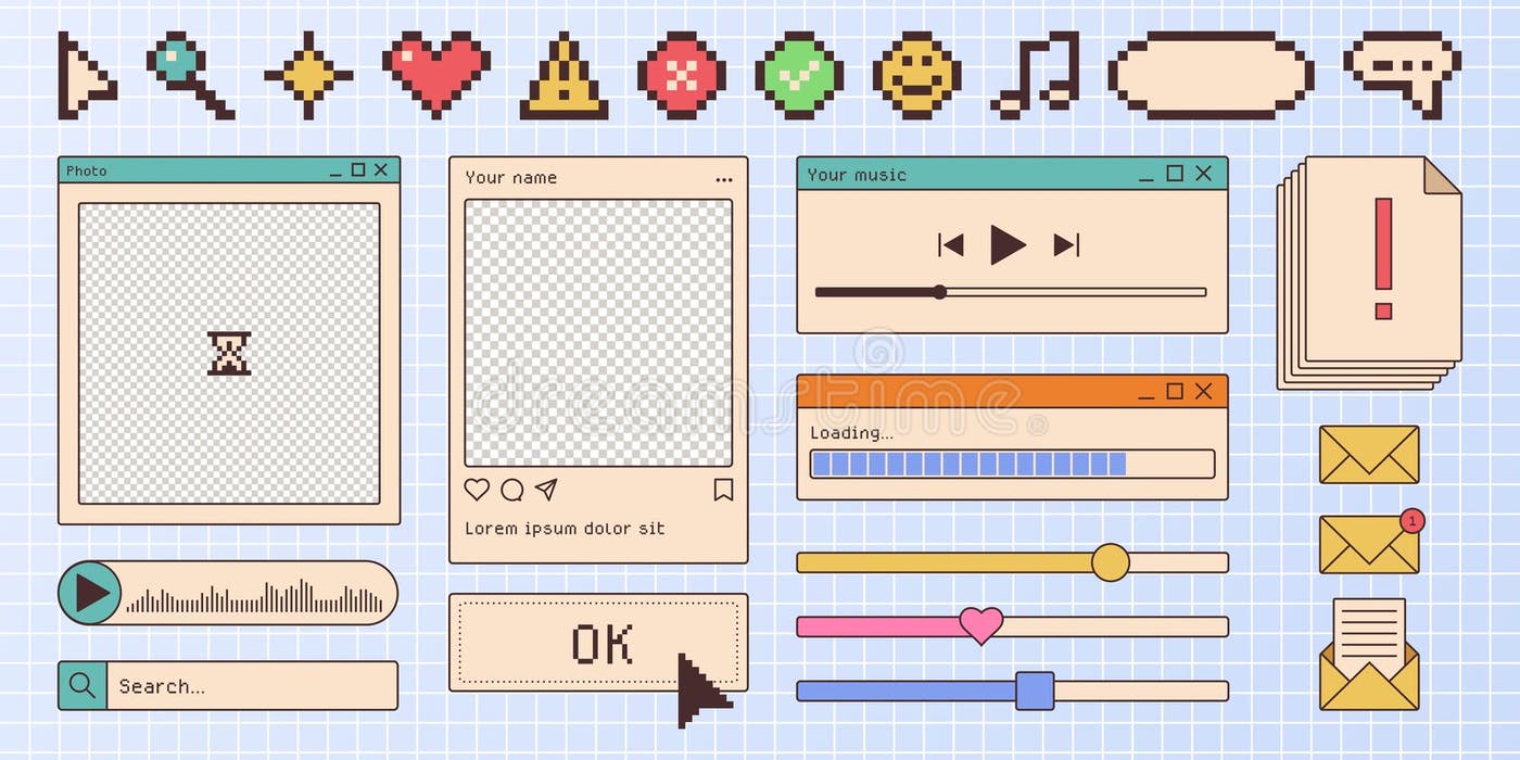 Retro Browser Window Stock Illustrations – 1,164 Retro Browser Window Stock Illustrations ...