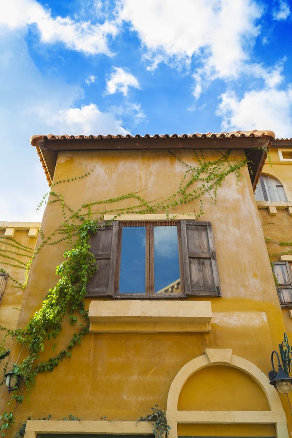 Retro building stock image. Image of interior, color - 26294895