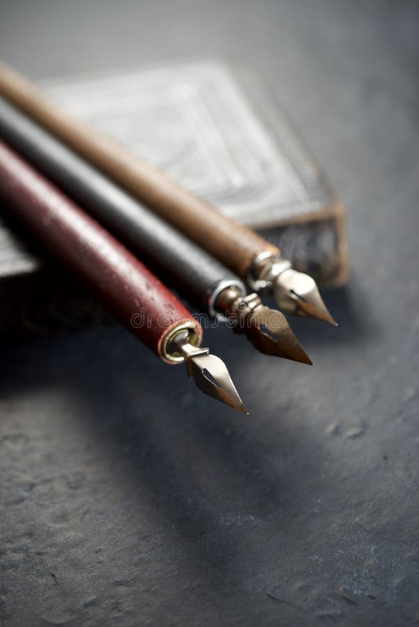 Retro calligraphy concept stock photo. Image of book - 162867542