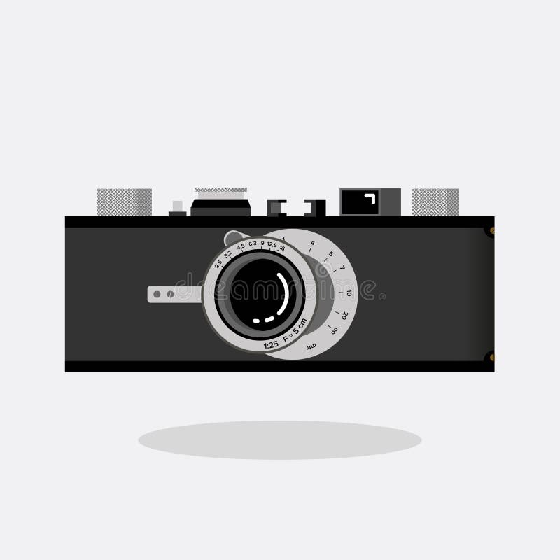 Retro camera stock vector. Illustration of side, camera - 94451273