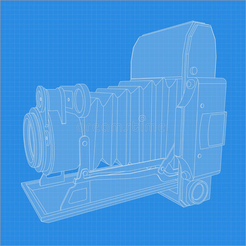 Photographic Camera Blueprint Stock Illustrations – 45 Photographic ...