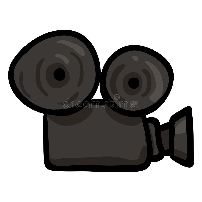 Retro Camera - Hand Drawn Doodle Icon Stock Vector - Illustration of ...