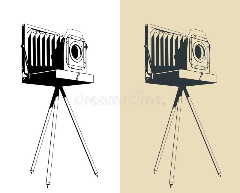 Retro camera illustrations stock vector. Illustration of style - 344111602