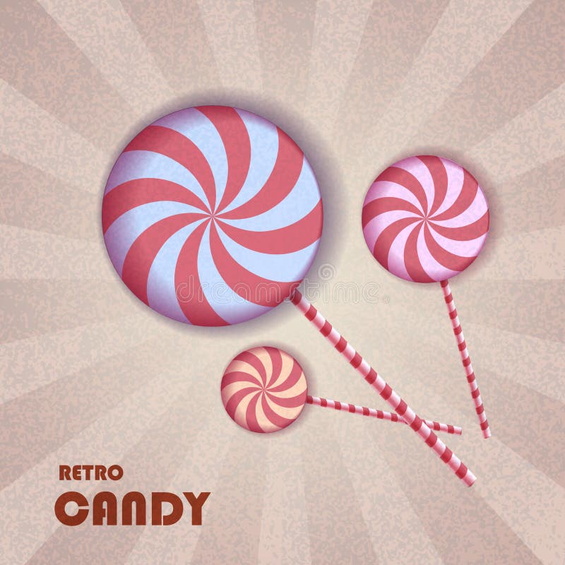 Retro Candy Cubes (Vector) stock vector. Illustration of olive - 2564729