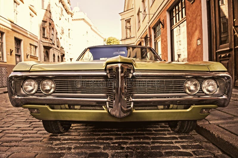Retro car stock photo. Image of motor, road, close, beautiful - 11021558