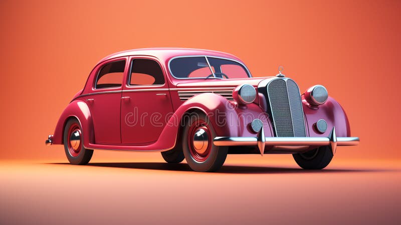 Retro Car Being Driven by a Celebrity a Dream Come True Stock ...