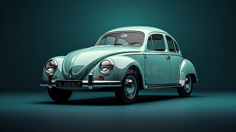 Retro Car Being Driven by a Famous Actor Stock Illustration ...