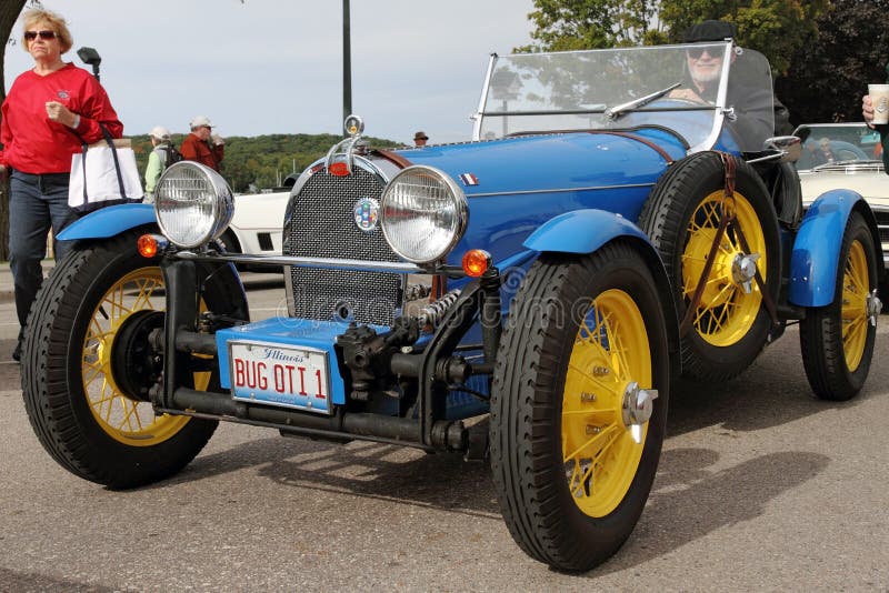 A retro car Bugatti editorial stock image. Image of classic - 17854479
