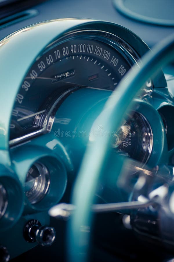 Retro car dashboard stock image. Image of classical, dashboard - 72642851