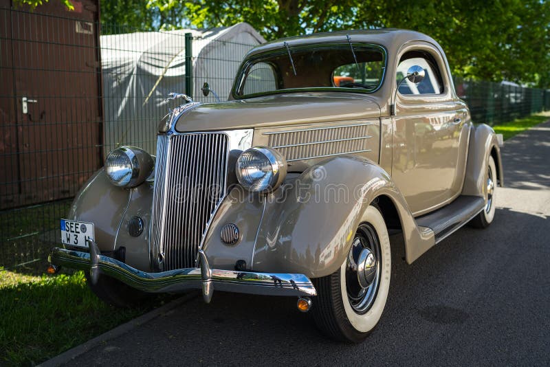 Retro Car Ford V8 Coupe, 1936 Editorial Stock Photo - Image of vintage ...