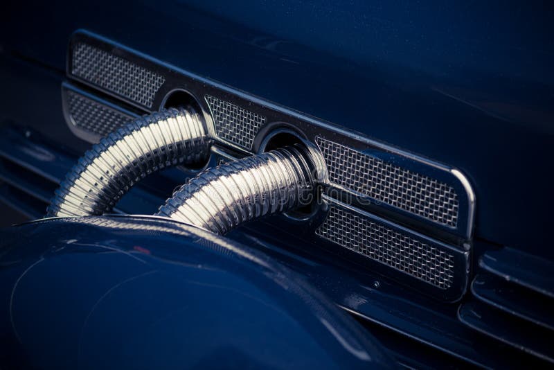 Retro car intake stock photo. Image of transport, retro - 47592844