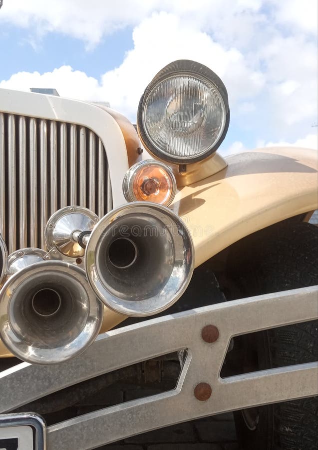 Retro car light stock image. Image of fifties, american - 179876397