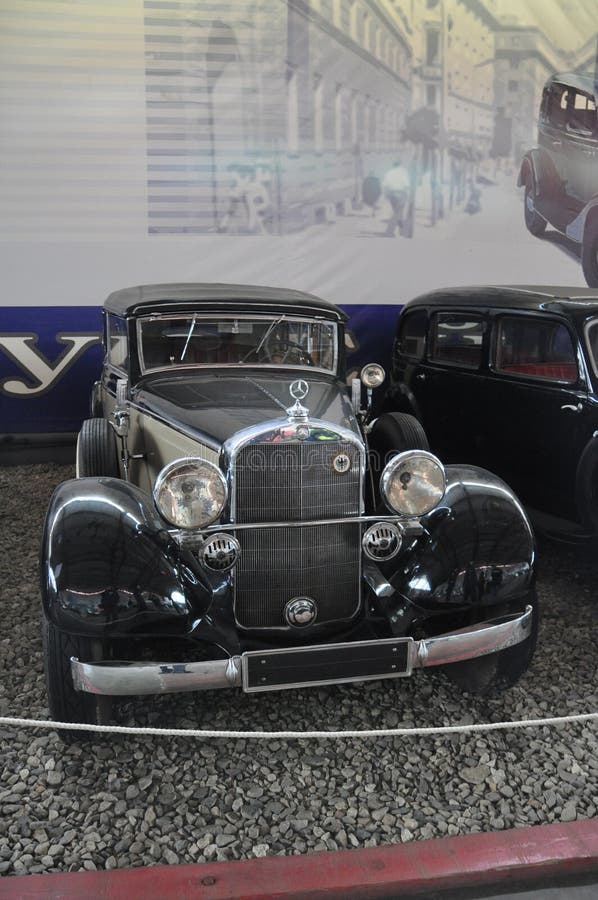 Retro car Mercedes Benz editorial photo. Image of vintage - 61478666