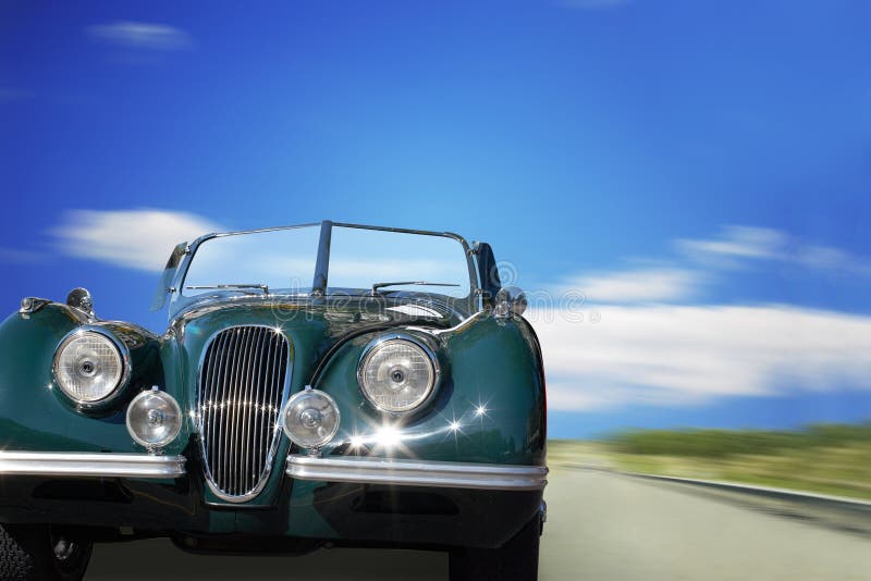 Retro car stock image. Image of grille, hood, hotrod - 33170763