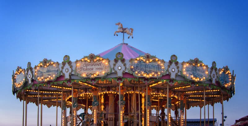 Vintage Carousel and the Eiffel Tower, Paris France Panoramic ... Vintage Carousel and the Eiffel Tower, Paris France Panoramic ...