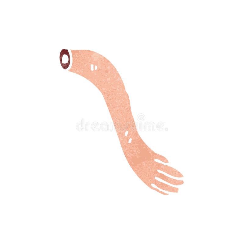 Retro cartoon arm stock vector. Illustration of character - 37578451