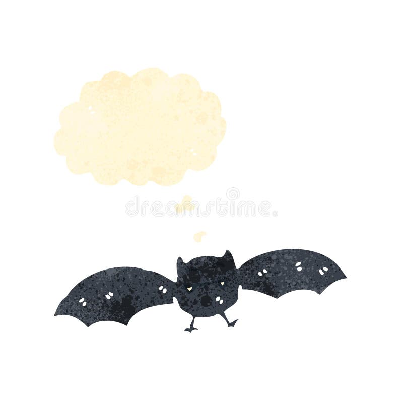 Retro cartoon bat stock vector. Illustration of halloween - 37578289