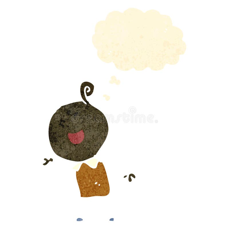 Retro Cartoon Boy Calling Out Stock Illustration - Illustration of ...