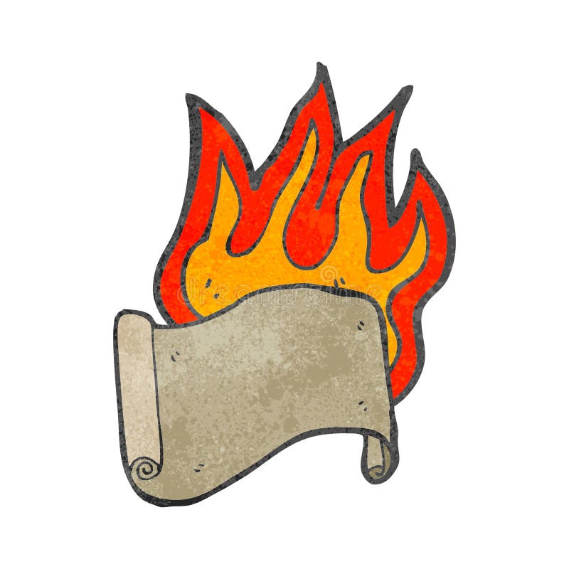 Burning Scroll Stock Illustrations – 427 Burning Scroll Stock ...