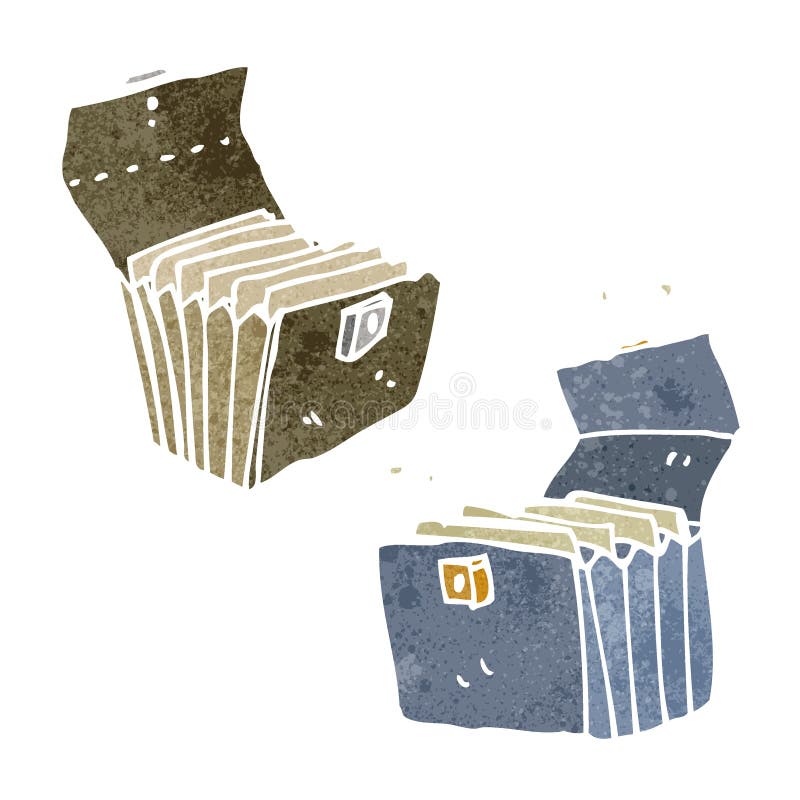 Retro Cartoon Business Brief Case Stock Vector - Illustration of funny ...