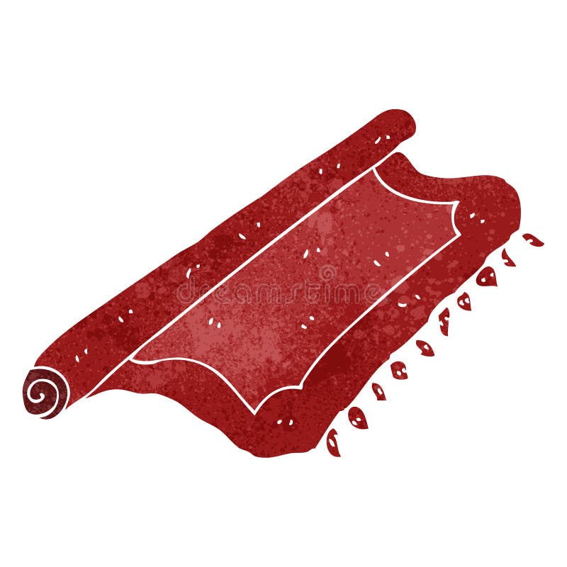 Retro cartoon carpet stock vector. Illustration of texture - 37598561