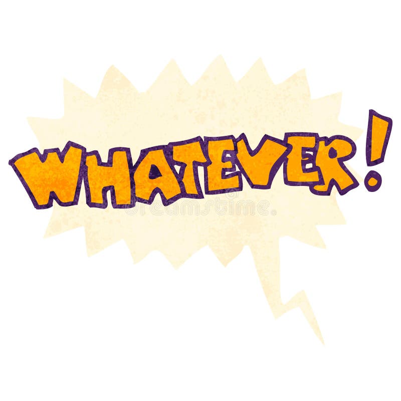 Retro Cartoon Comic Book Whatever Shout Stock Illustration ...