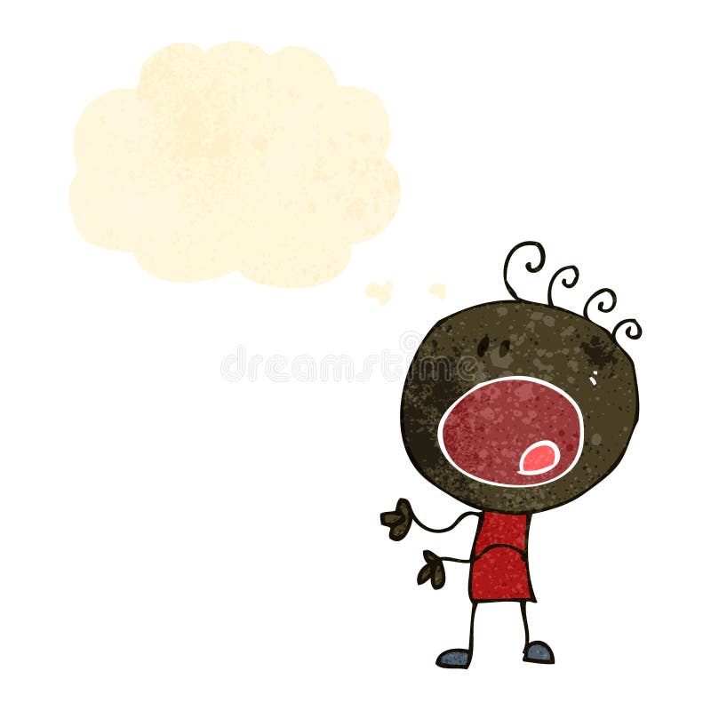 Retro Cartoon Complaining Boy Stock Vector - Illustration of character ...