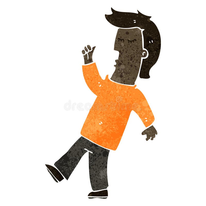 Retro Cartoon Nonchalant Man Stock Illustrations – 6 Retro Cartoon ...