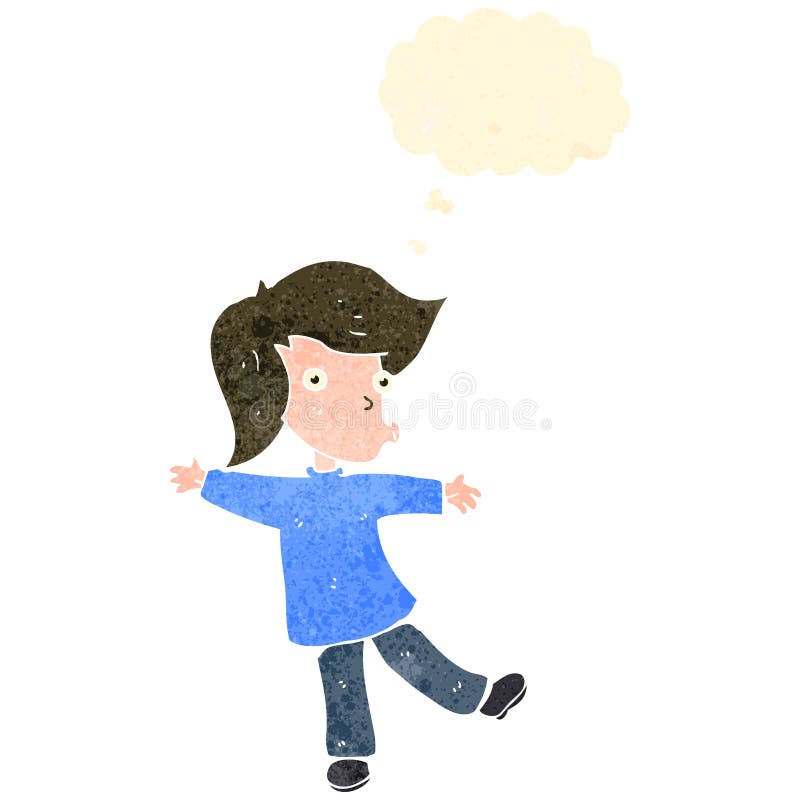 Retro cartoon dancing man stock vector. Illustration of grunge - 37591693