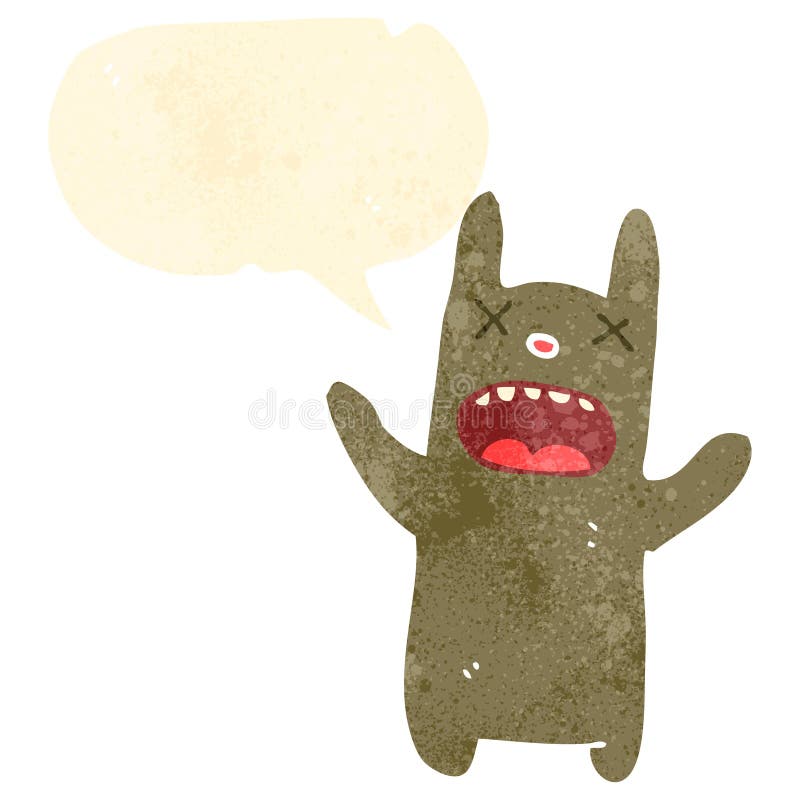 Retro cartoon dead rabbit stock vector. Illustration of bunny - 37585626