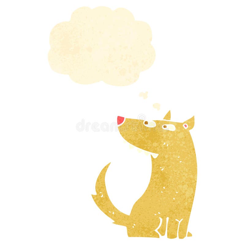 Retro cartoon dog stock vector. Illustration of drawing - 37589953
