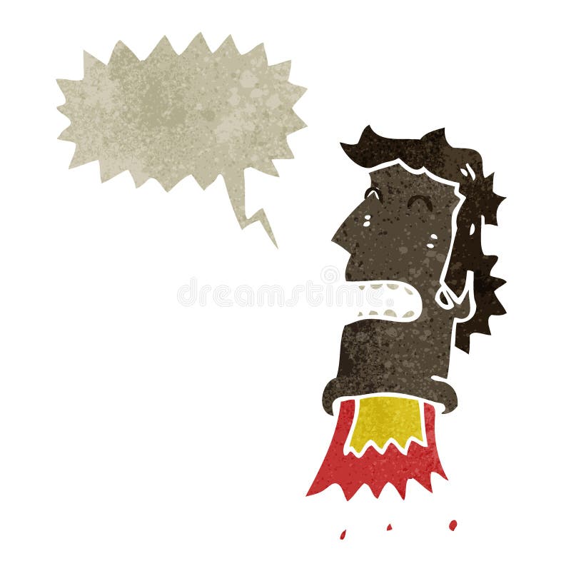 Retro Cartoon Exploding Head Man Stock Vector - Illustration of retro ...