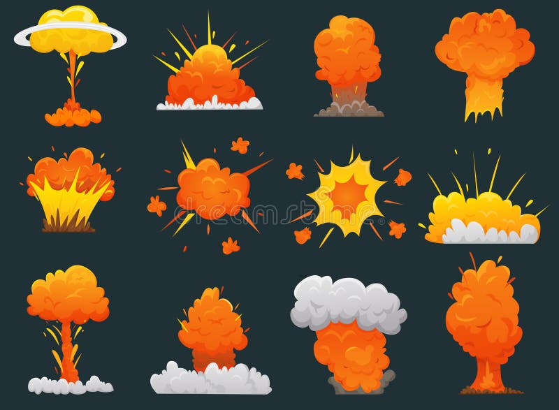 Nuclear Explosion Mushroom Cloud Retro Poster Stock Vector ...