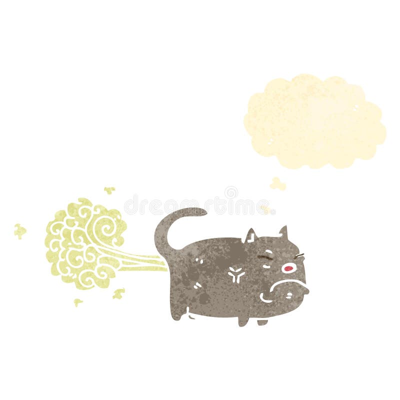 Retro cartoon gross cat stock vector. Illustration of drawing - 37599640