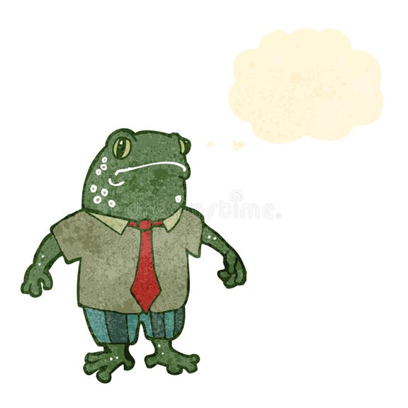 Retro cartoon frog stock vector. Illustration of retro - 37574451