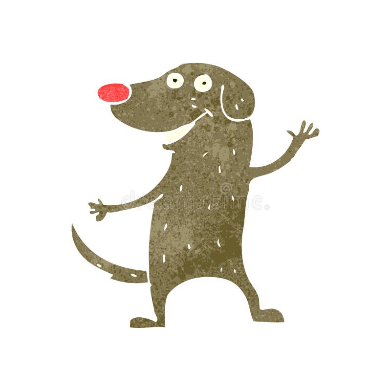 Funny Retro Cartoon Dog Stock Illustrations – 18,991 Funny Retro ...
