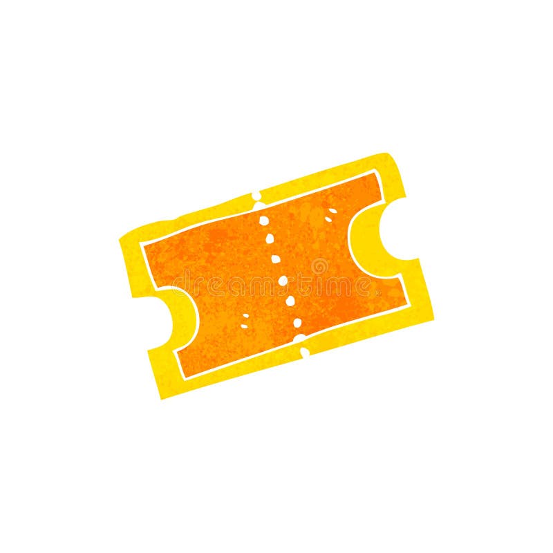 Retro Cartoon Golden Ticket Stock Illustrations – 79 Retro Cartoon ...