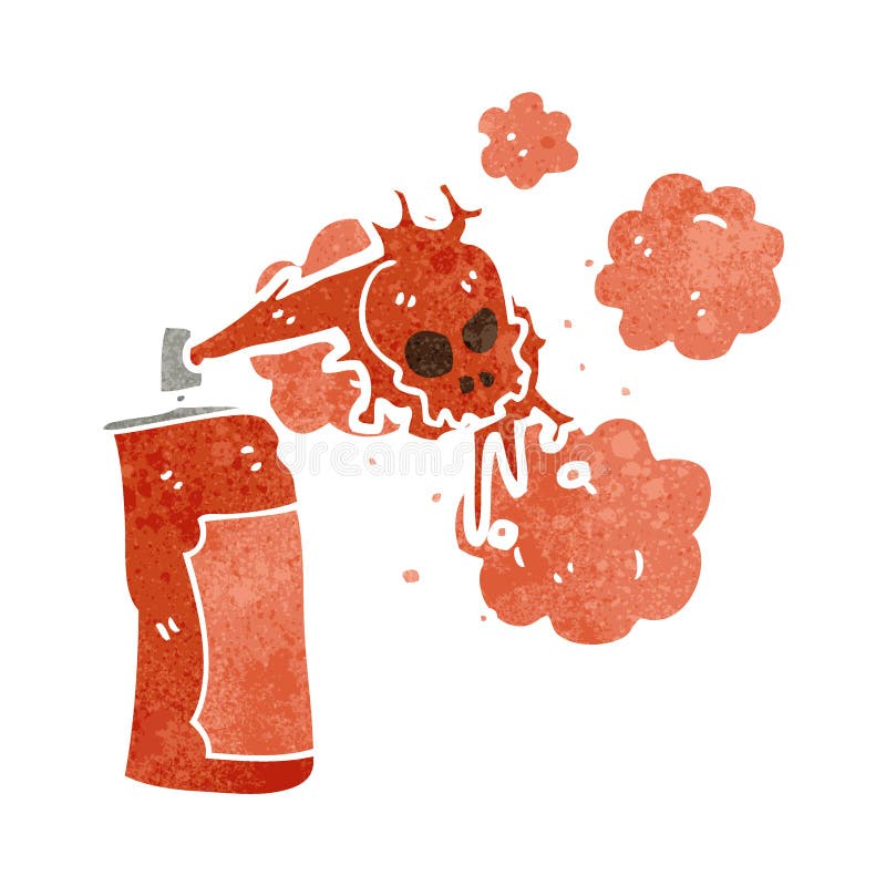 Retro Cartoon Graffiti Spray Can Stock Illustrations – 138 Retro ...