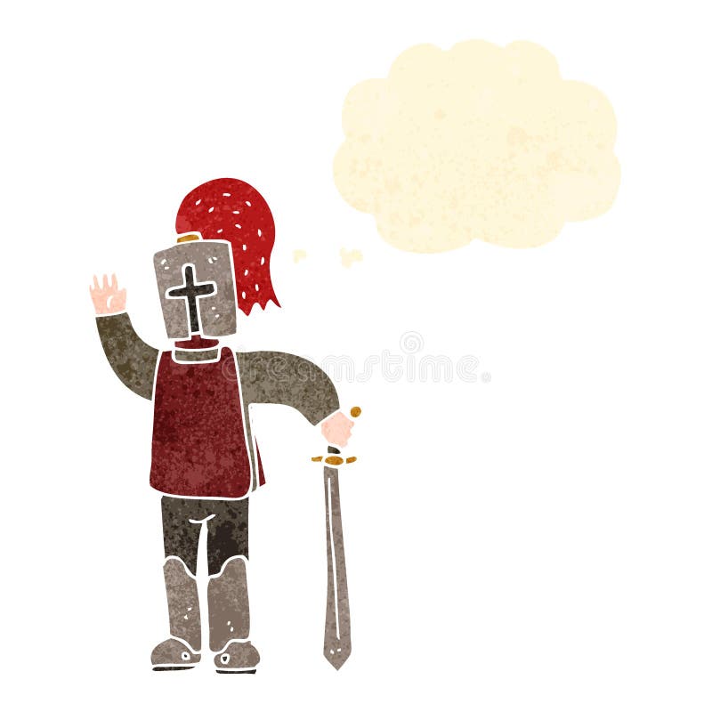 Waving Cartoon Knight stock vector. Illustration of greeting - 47714433